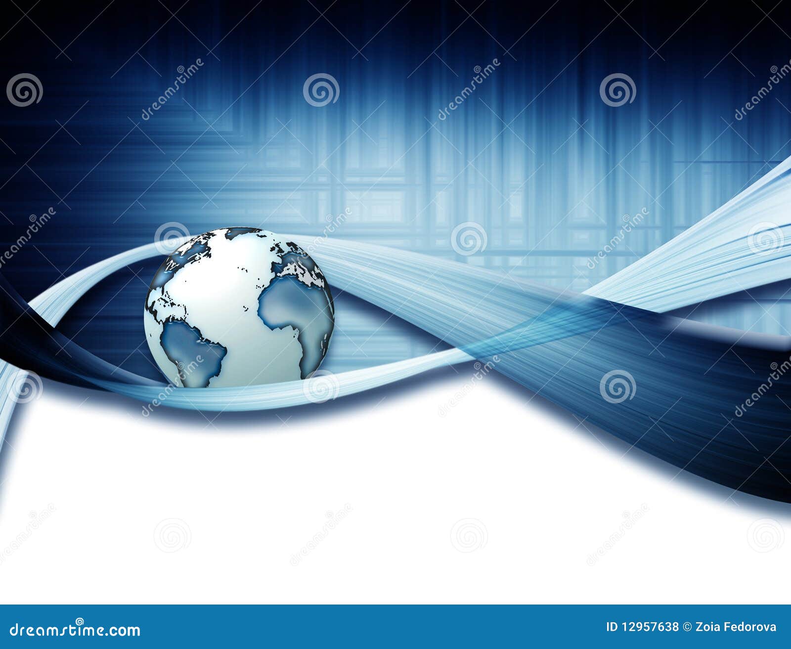 Dynamic World stock illustration. Illustration of continents - 12957638