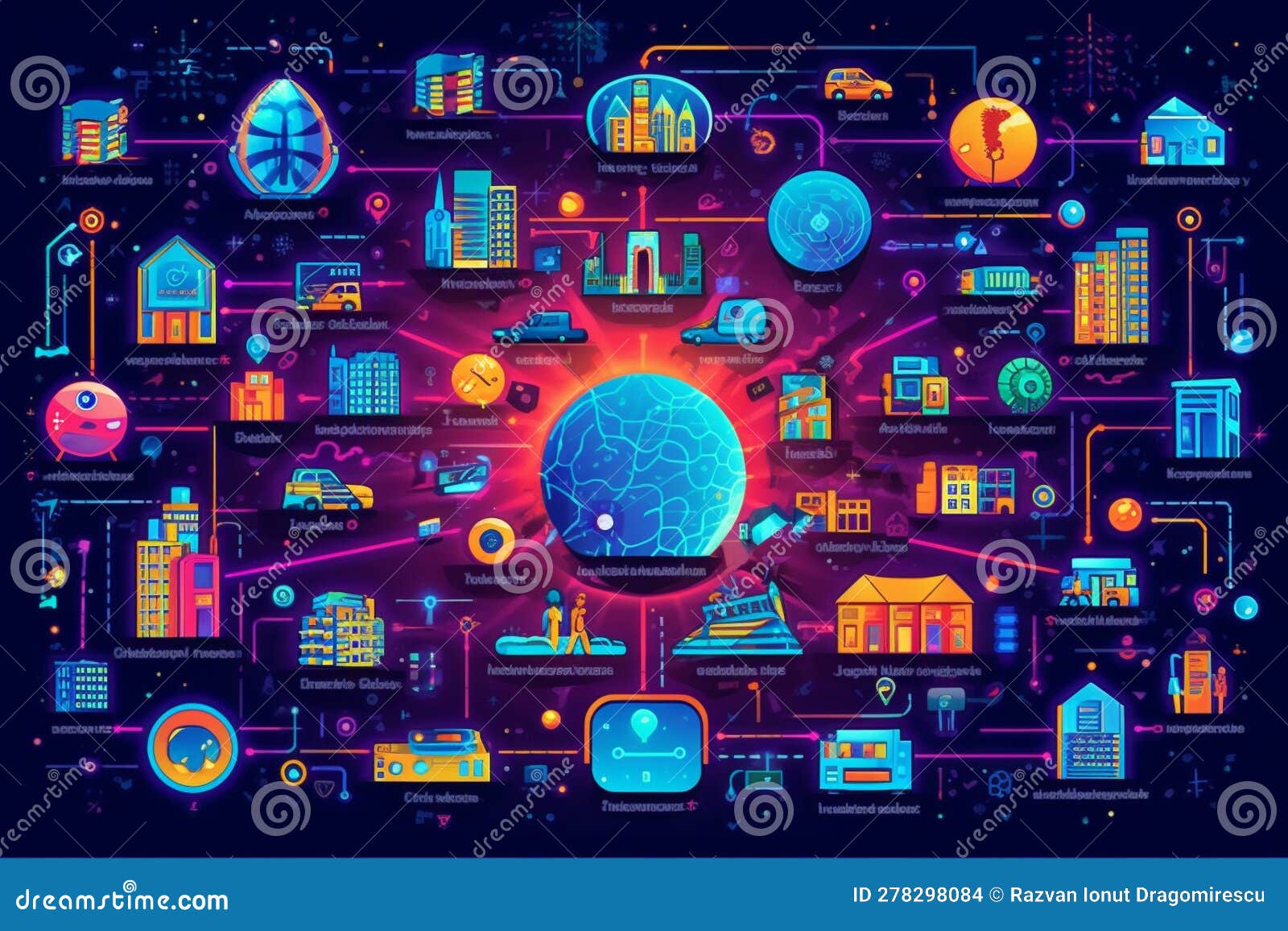 Dynamic World of the Internet of Things (IoT), Showcasing a Diverse ...