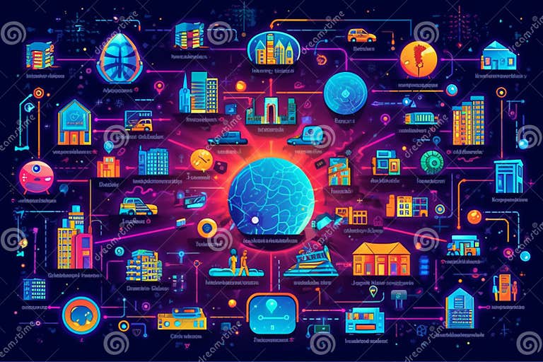 Dynamic World of the Internet of Things (IoT), Showcasing a Diverse ...