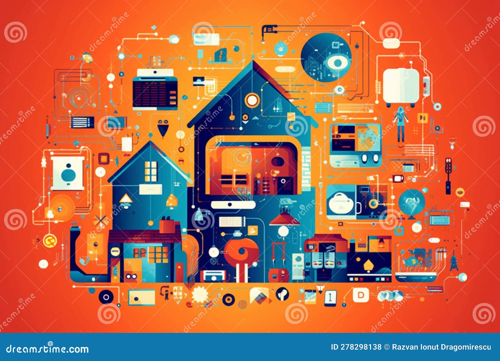 Dynamic World of the Internet of Things (IoT), Showcasing a Diverse ...