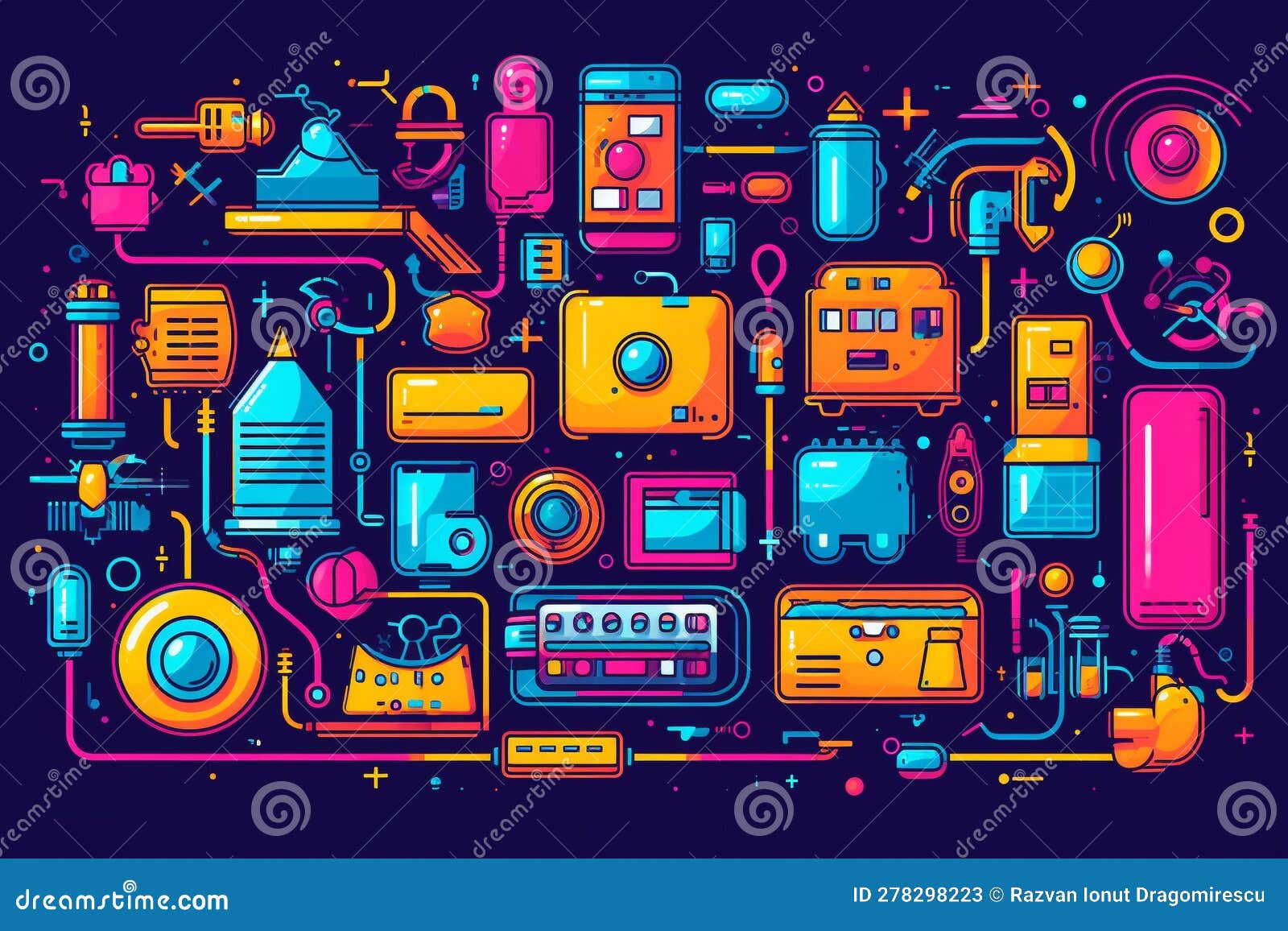 Dynamic World of the Internet of Things (IoT), Showcasing a Diverse ...