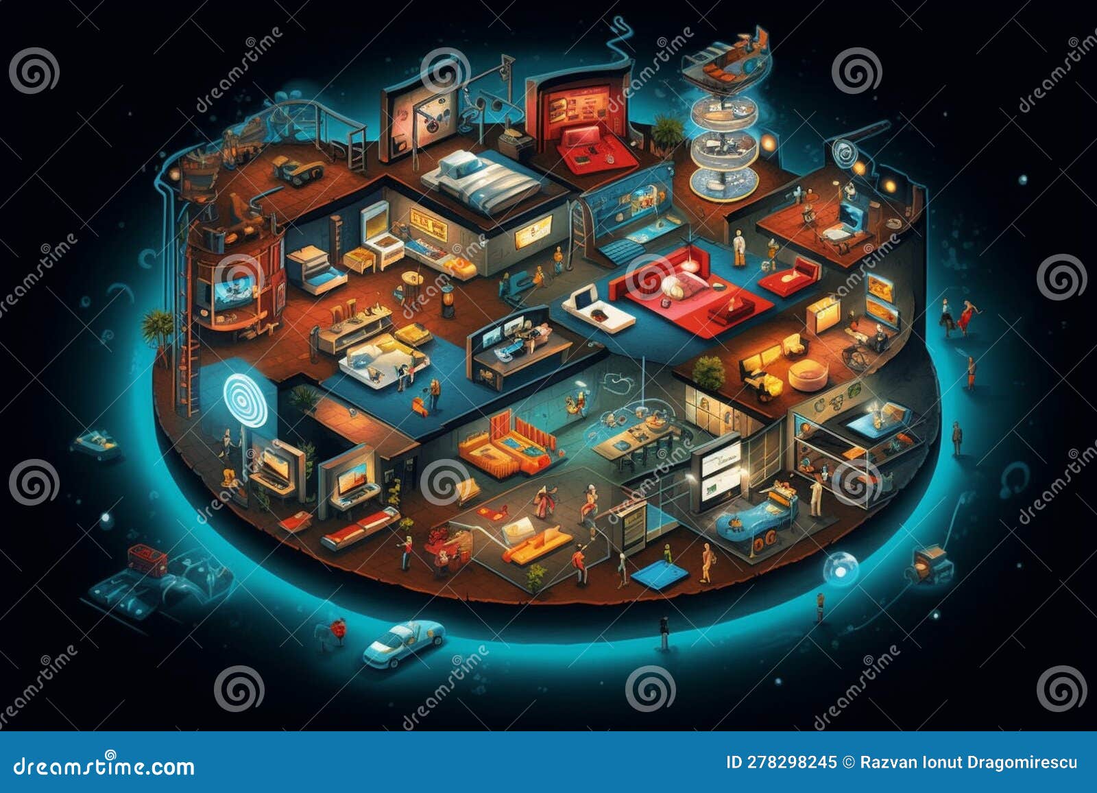 Dynamic World of the Internet of Things (IoT), Showcasing a Diverse ...