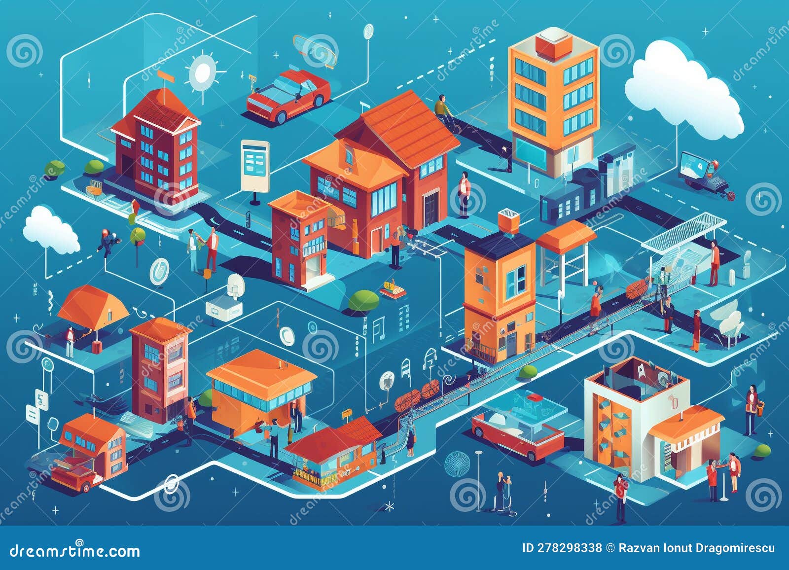 Dynamic World of the Internet of Things (IoT), Showcasing a Diverse ...