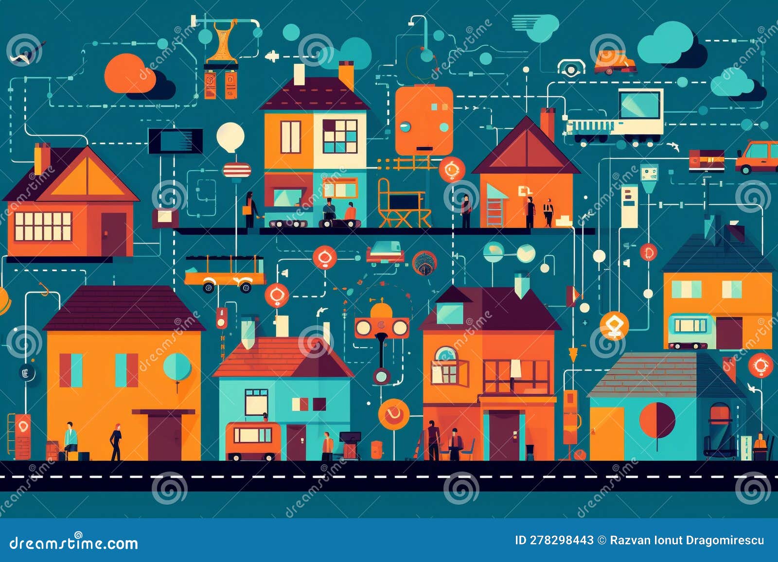 Dynamic World of the Internet of Things (IoT), Showcasing a Diverse ...