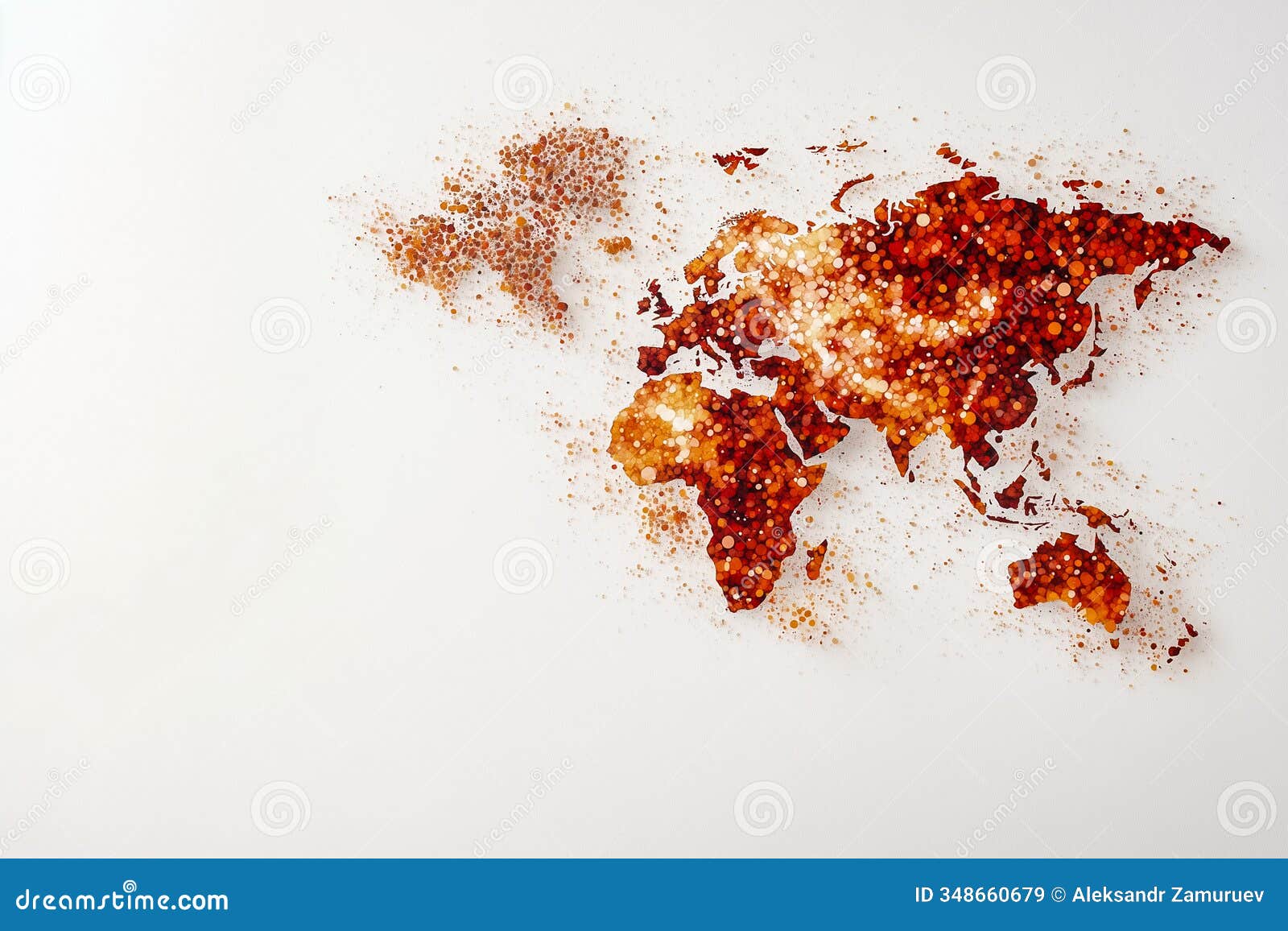 A Dynamic World Map Features Glowing Dots that Pulse, Symbolizing ...