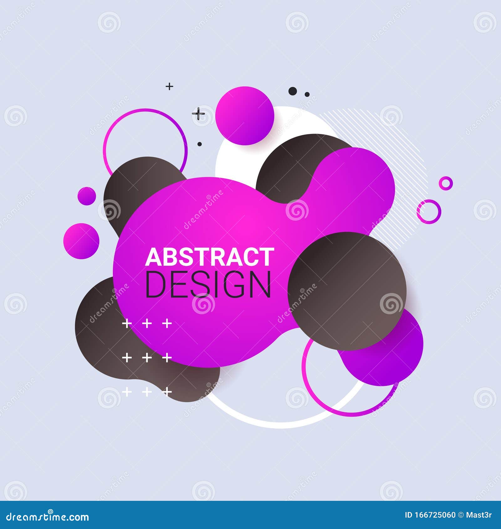 Dynamical Colored Form Gradient Abstract Banner Flowing Liquid Shape ...