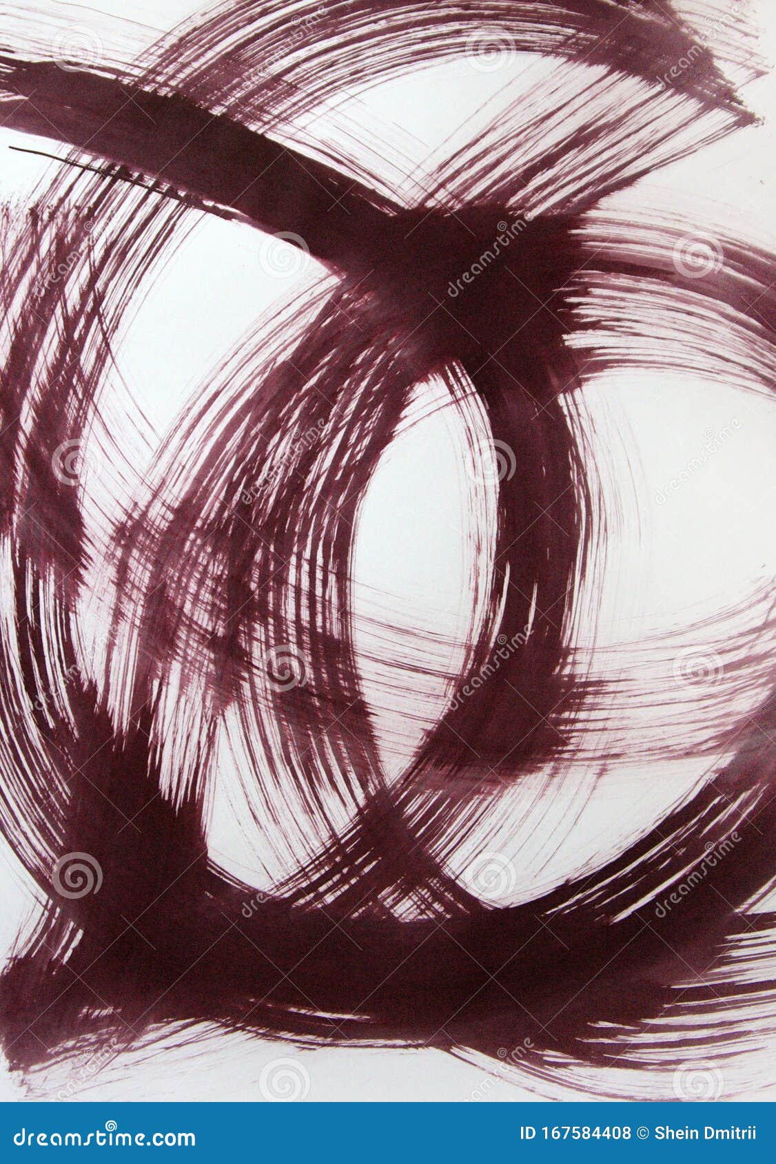 Dynamical Intersection of Flexible Semicircular Wide Lines Stock Photo ...