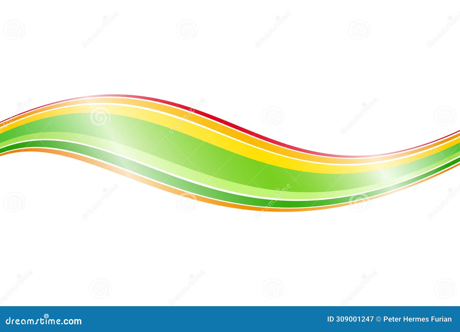 Dynamic and Energetic Sine Wave of Fresh and Energetic Colors Stock ...