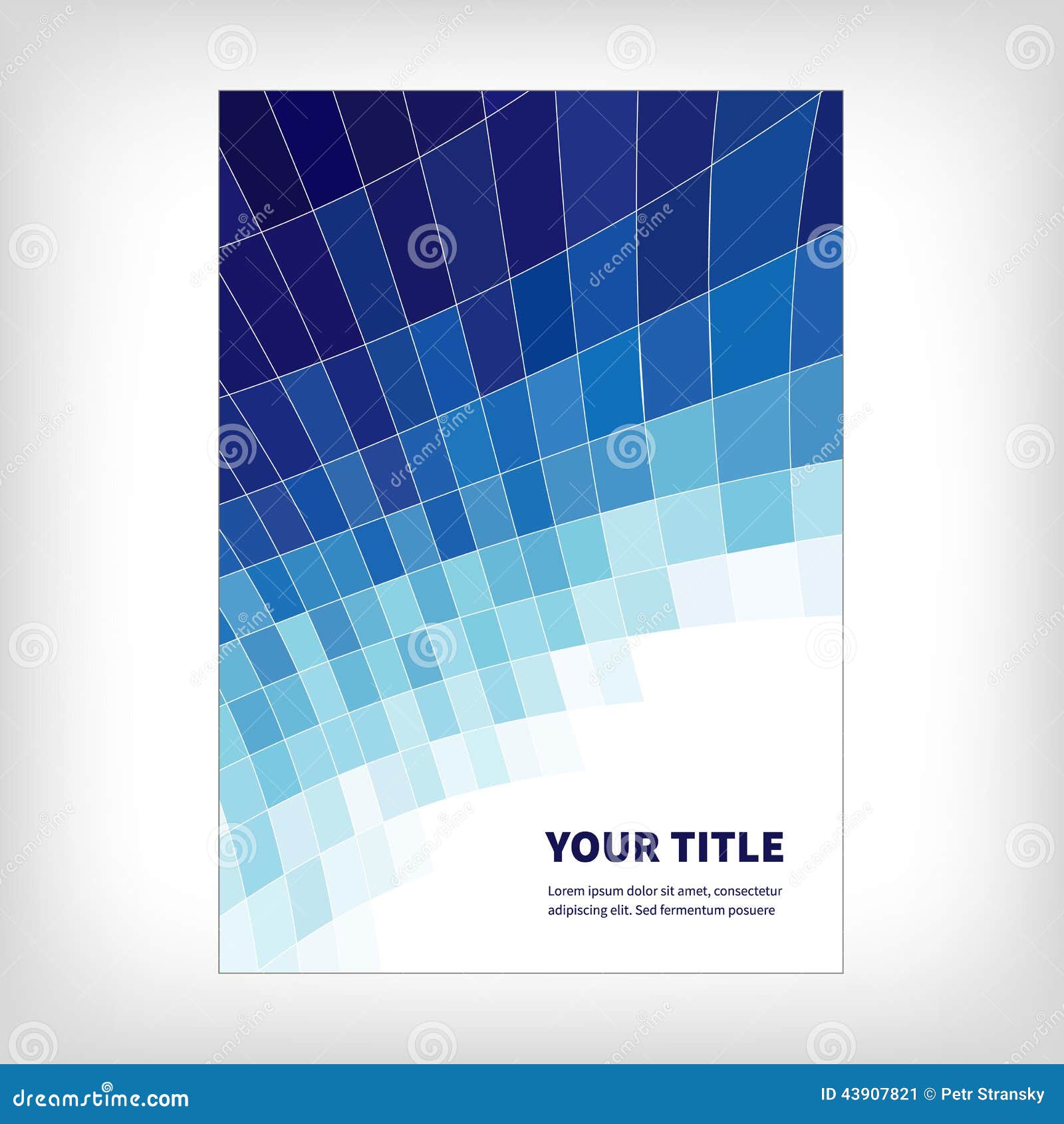 Dynamics Abstract Brochure Background Stock Vector - Illustration of ...