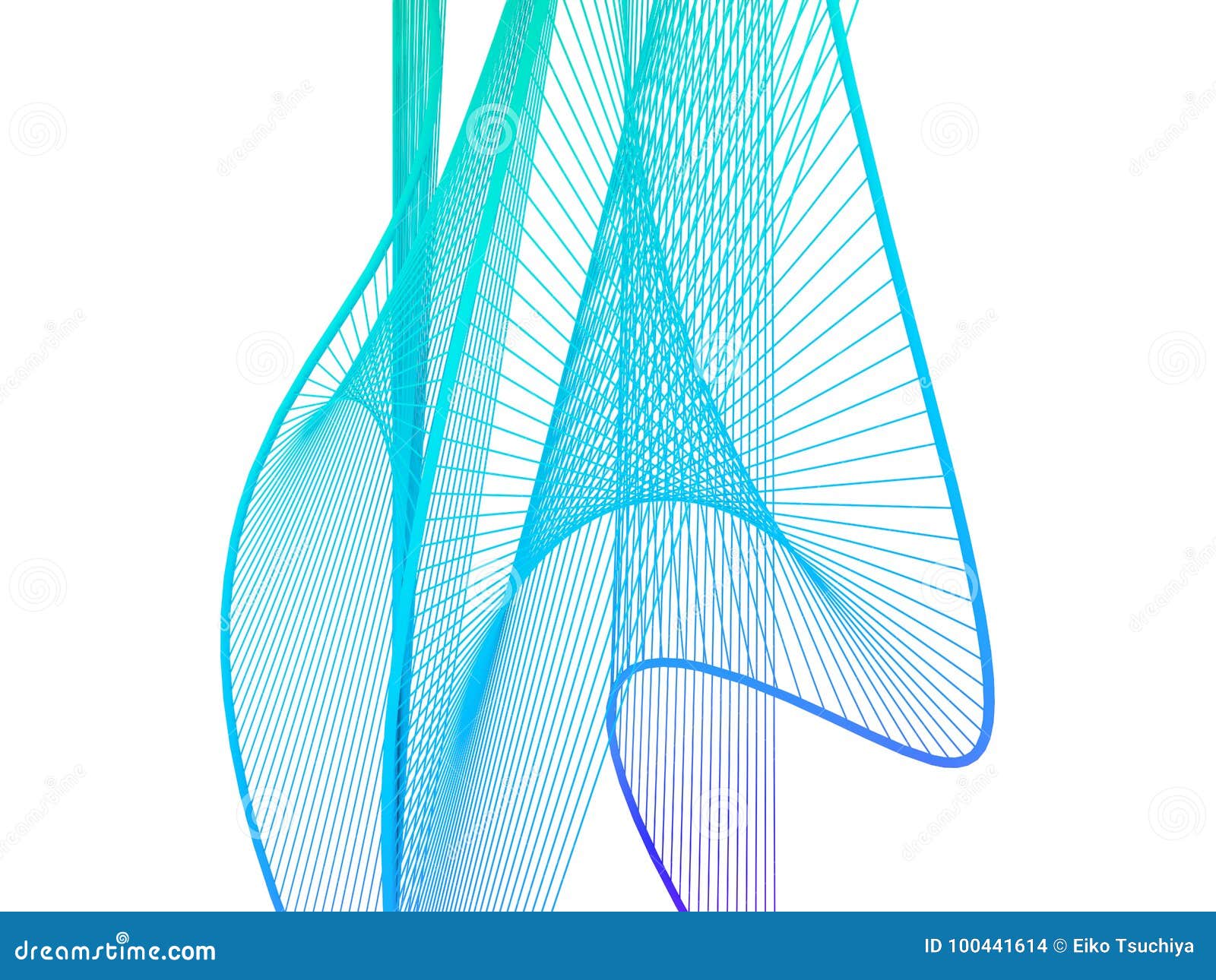 Dynamische Und Helle Lineare Spirale Mit Bunter Steigung Stock ...