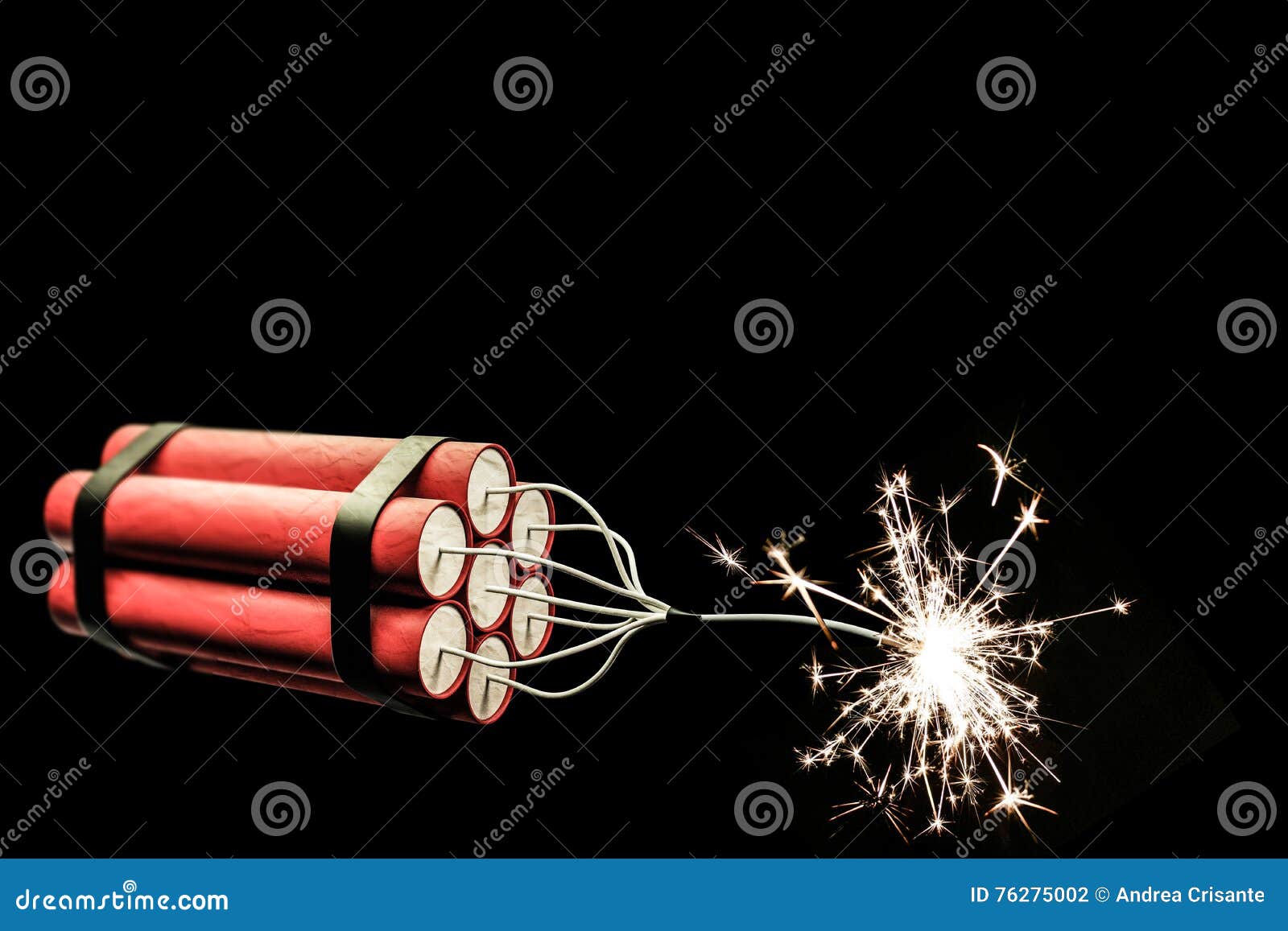 Dynamit stock abbildung. Illustration von knall, zündkapsel - 76275002