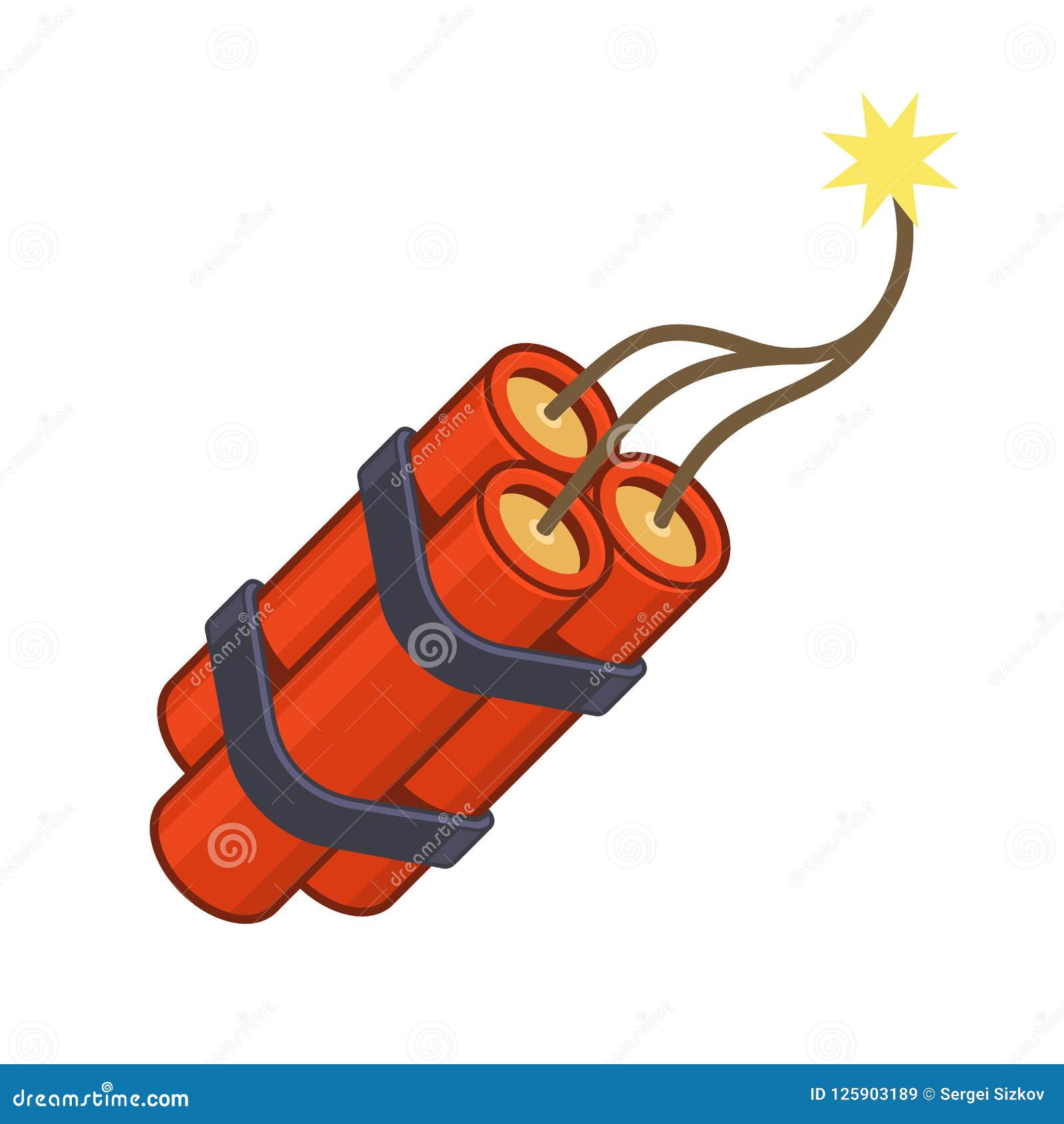 Dynamit With Alarm Clock And Boom Sign Stock Photography ...