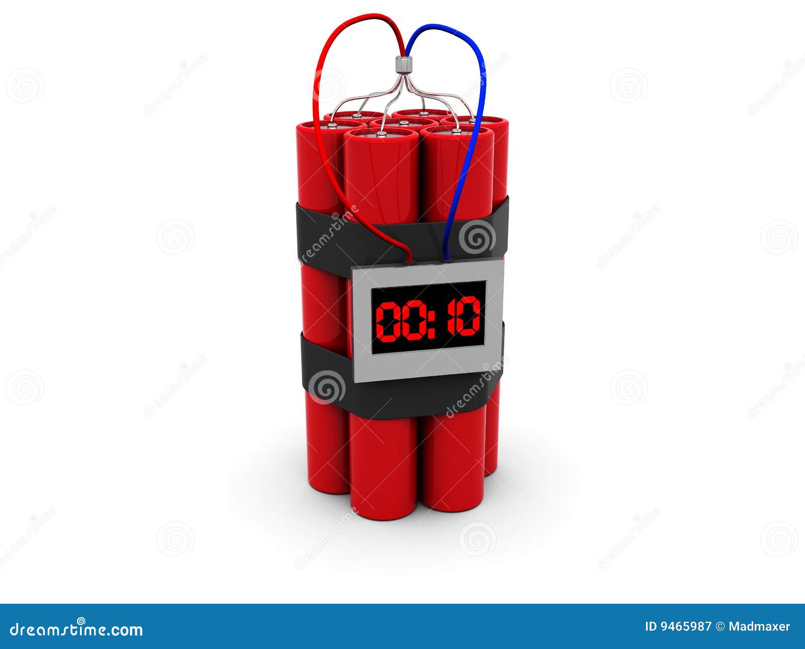 Dynamite stock illustration. Illustration of white, explosive - 9465987