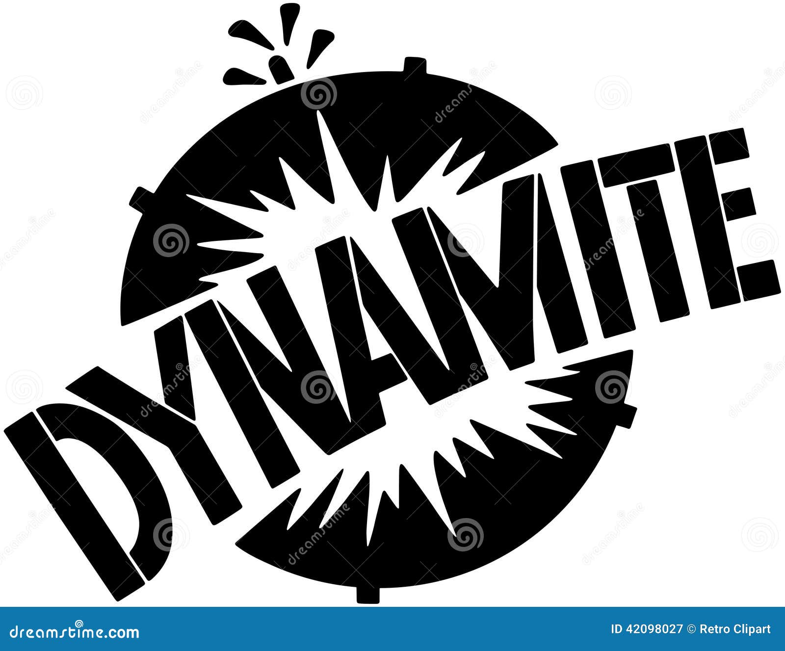 Dynamite Banner stock vector. Illustration of clipart - 42098027