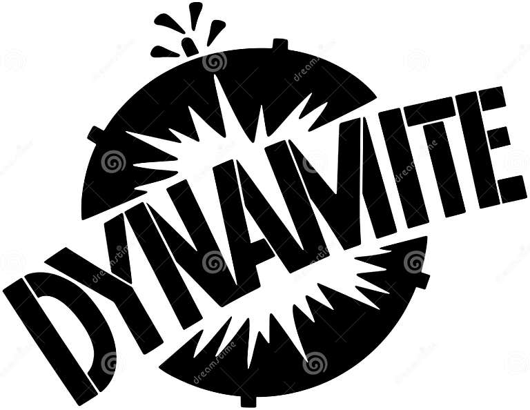 Dynamite Banner stock vector. Illustration of clipart - 42098027