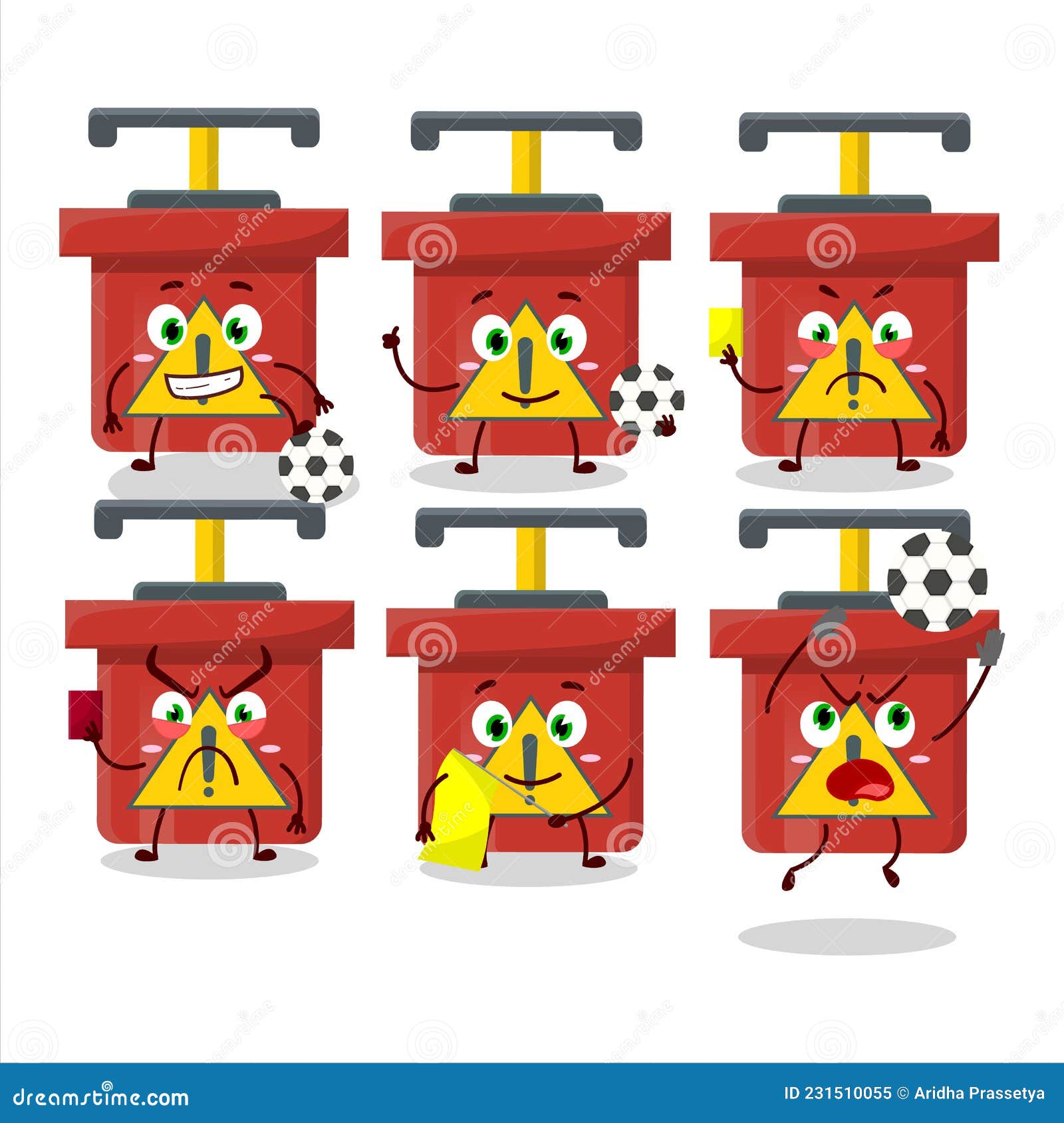 Dynamite Blasting Machine Cartoon Character With Love Cute Emoticon ...