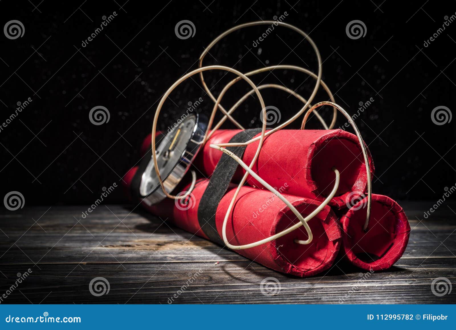 Dynamite Bomb In A Cardboard Shipping Box Royalty-Free Stock Image ...