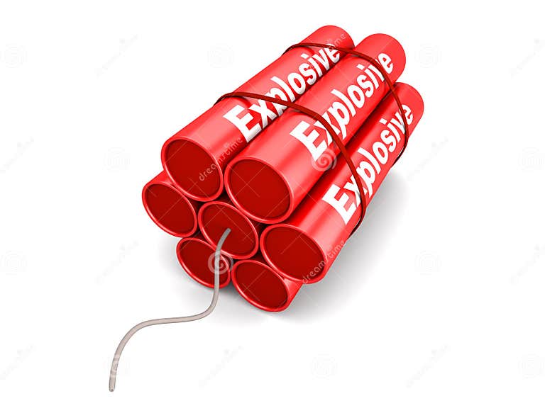Dynamite Bundle stock illustration. Illustration of destruction - 15476738
