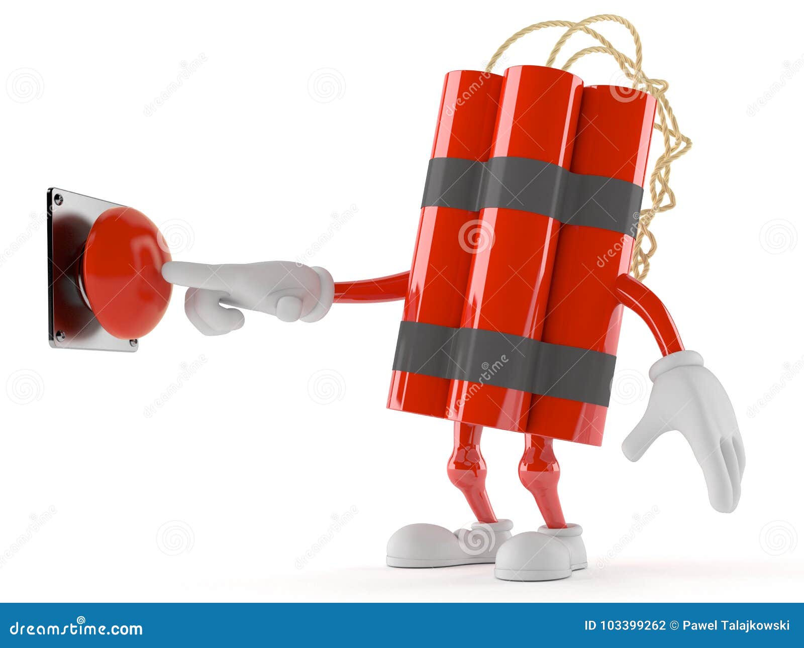 Dynamite Character Pushing Button Stock Illustrations – 2 Dynamite ...