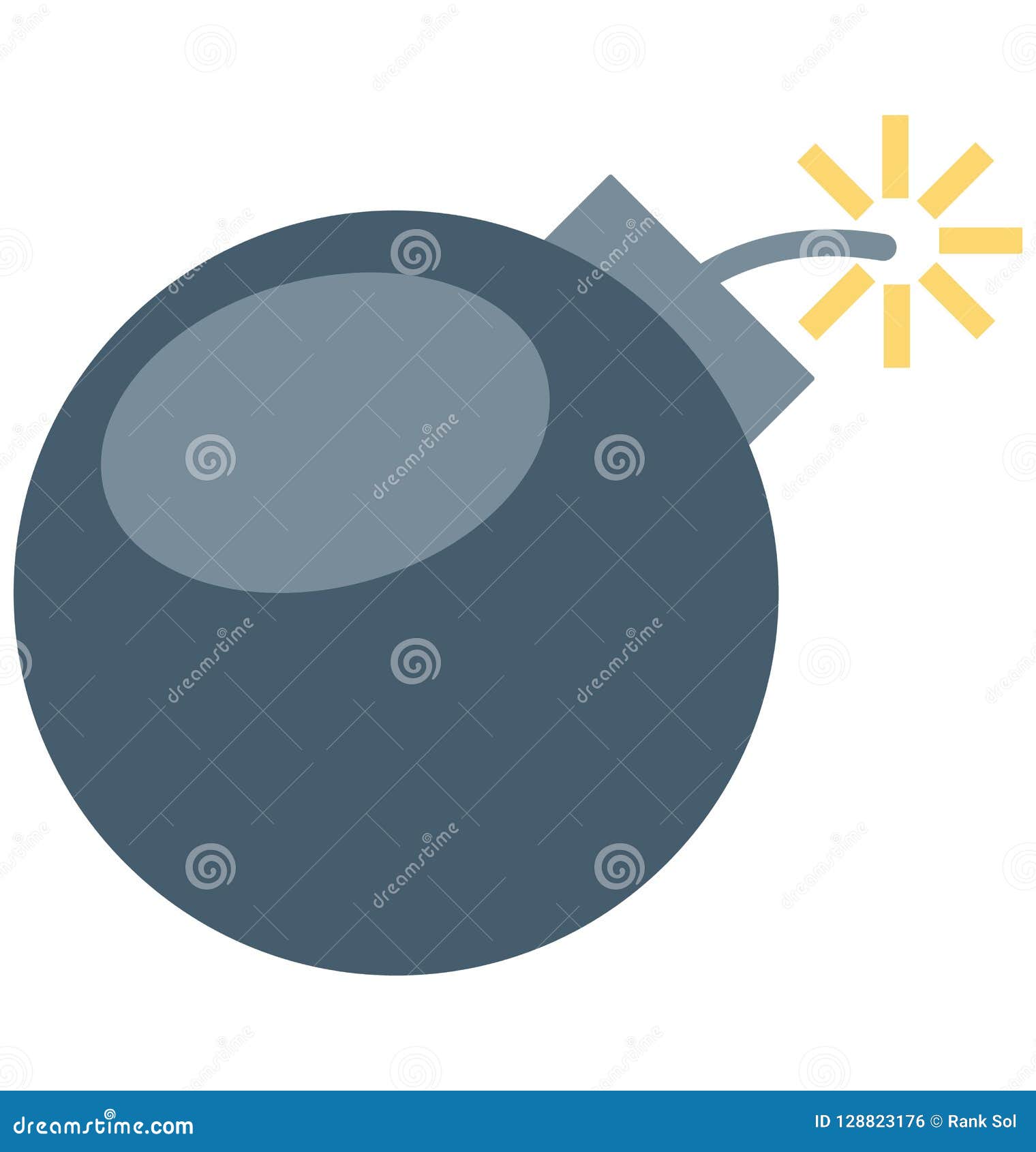 Dynamite Color Isolated Vector Icon that Easily Can Be Modified and ...
