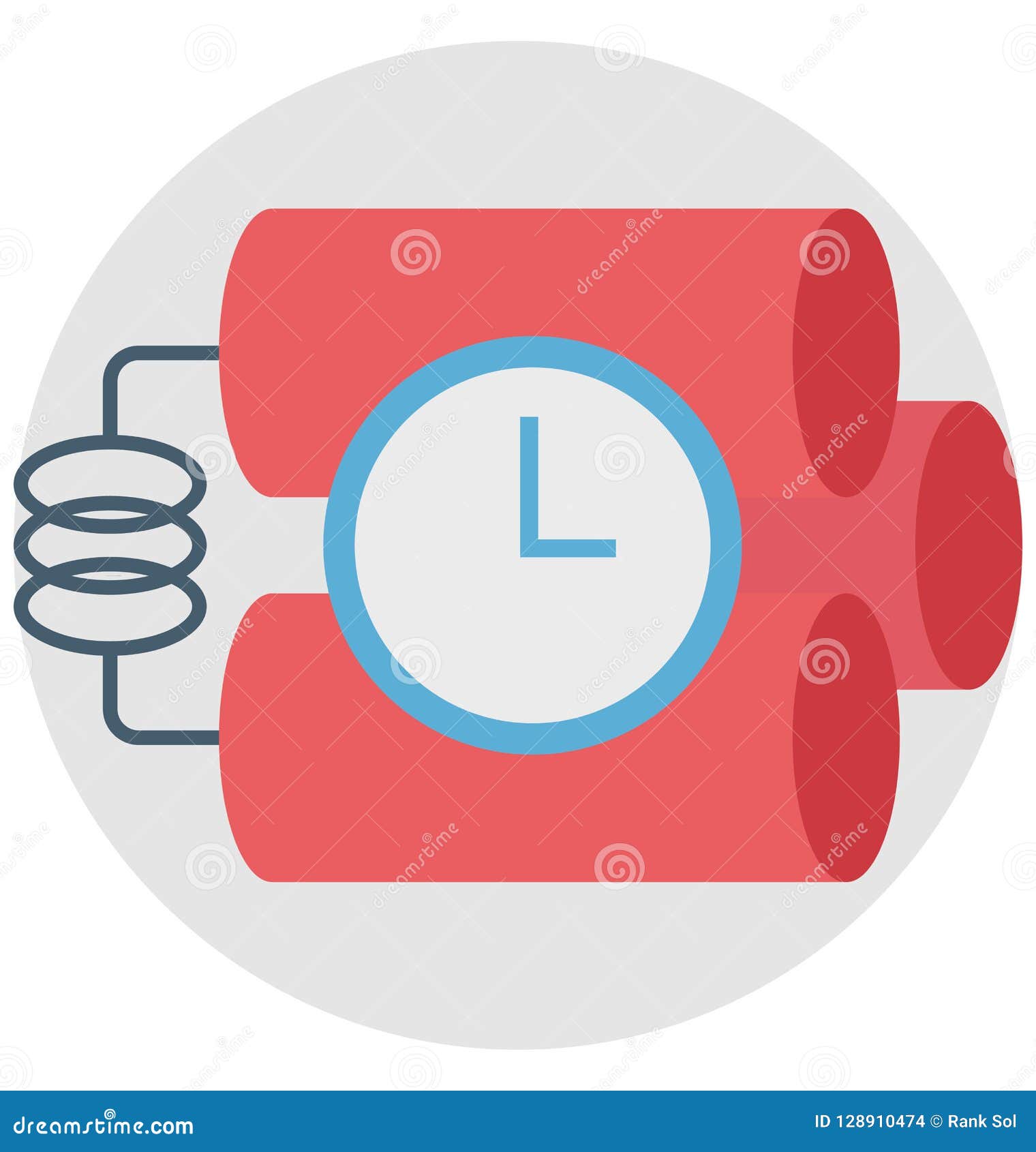 Dynamite Color Isolated Vector Icon that Easily Can Be Modified and ...