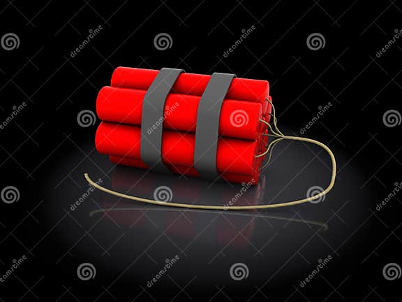 Dynamite stock illustration. Illustration of explosion - 36774925