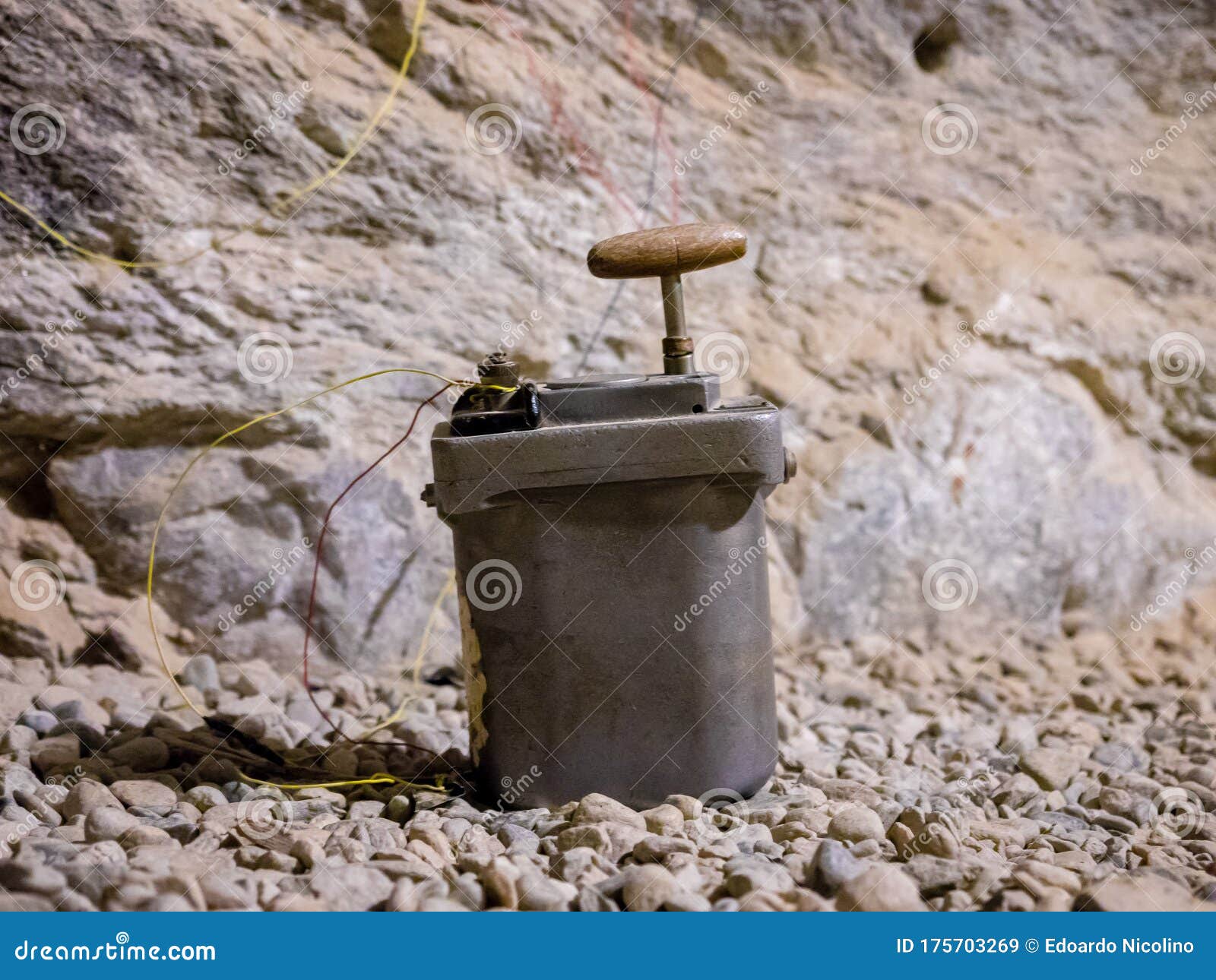 Dynamite Detonator Close Up Stock Image - Image of holding, killer ...