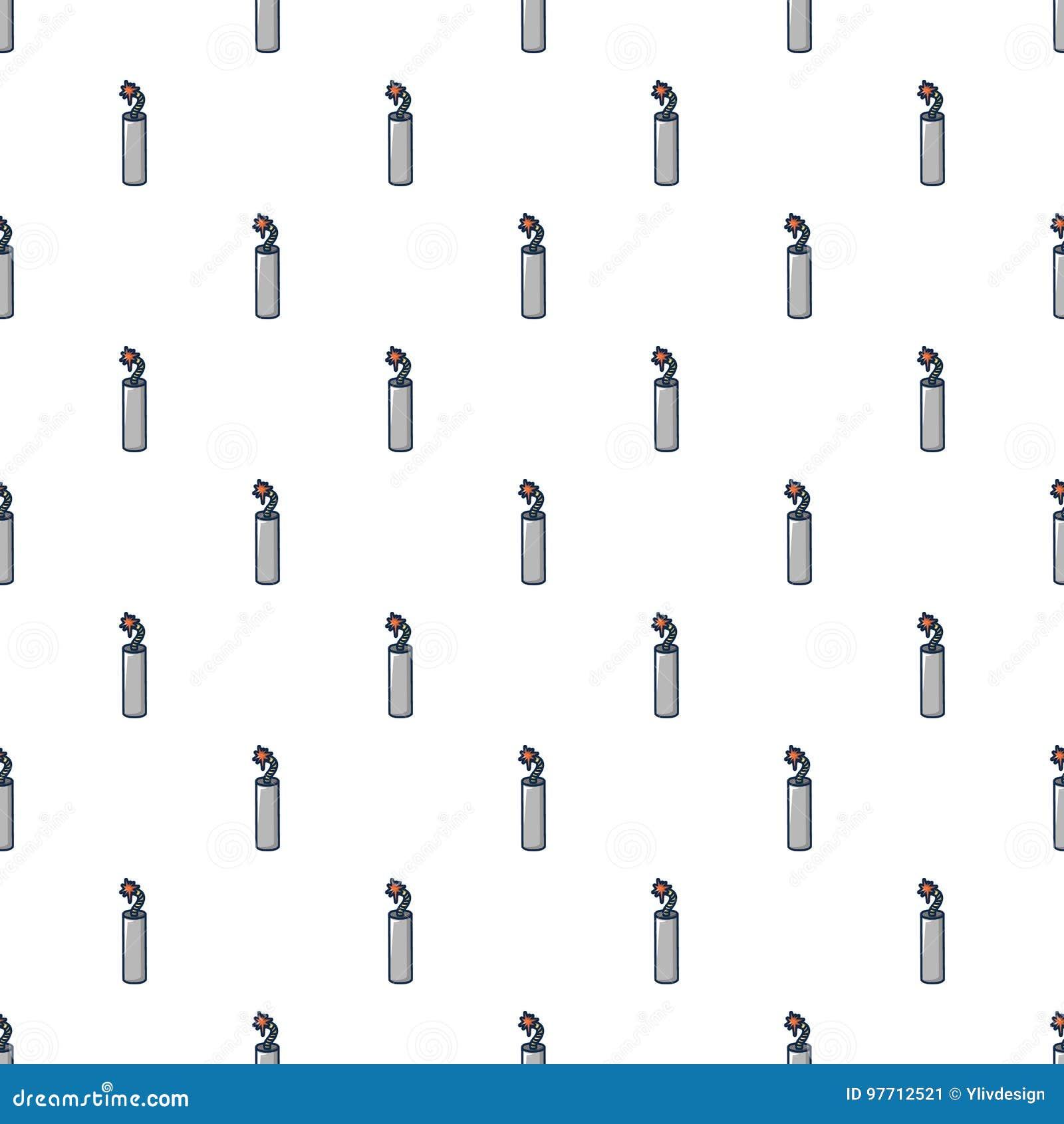Dynamite Explosive Pattern Seamless Stock Vector - Illustration of ...
