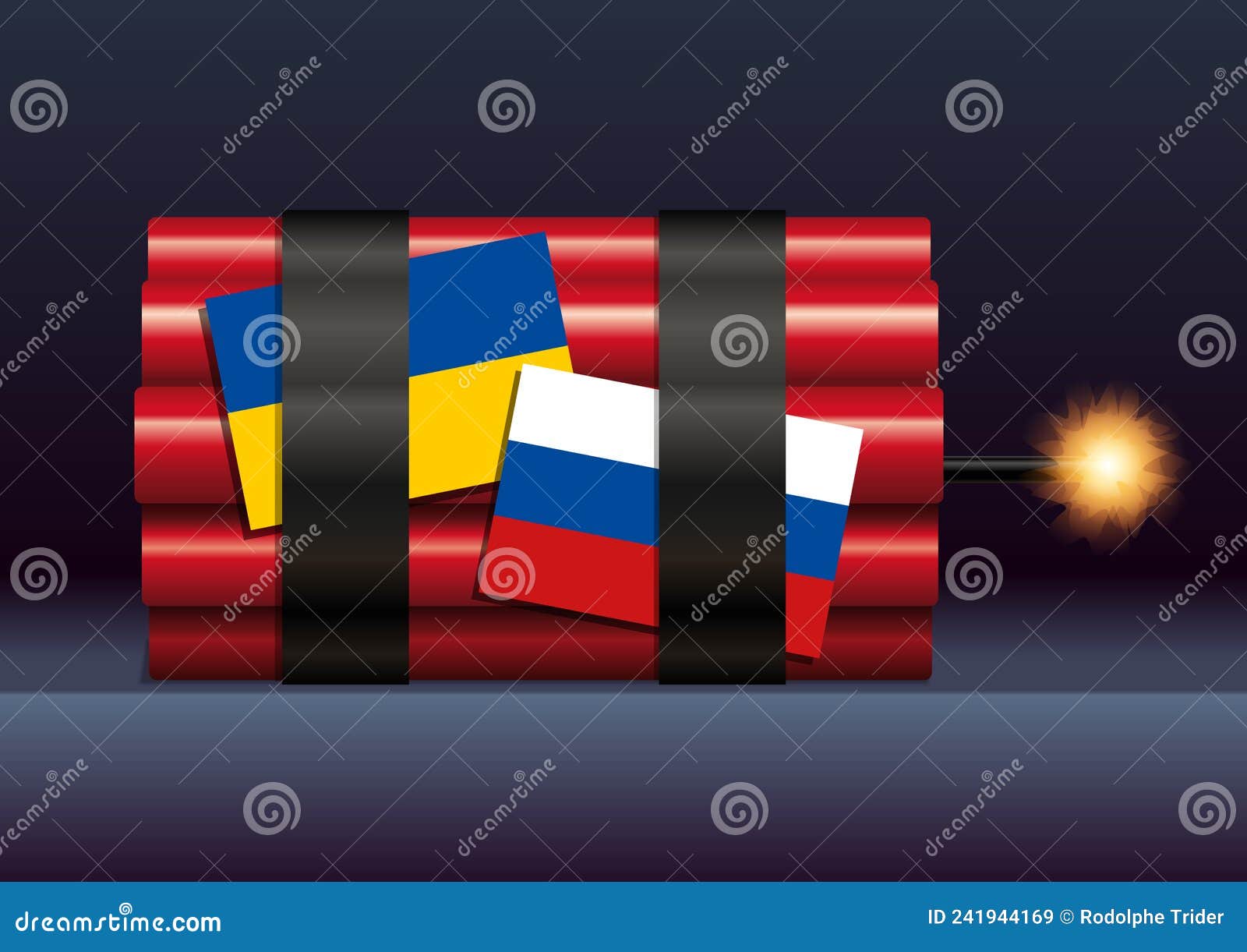 Dynamite Sticks To Symbolize the Risk of War between Russia and Ukraine ...