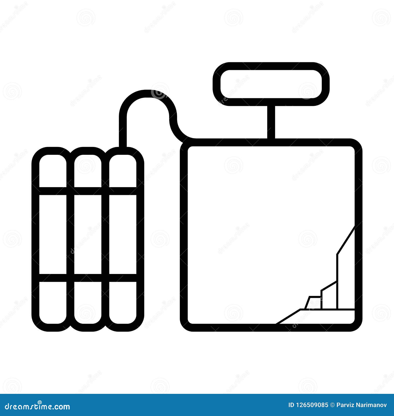 Dynamite icon stock illustration. Illustration of icon - 126509085