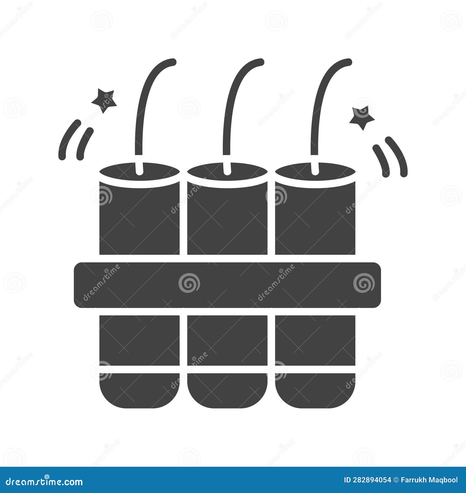 Dynamite Icon Image. stock vector. Illustration of icon - 282894054