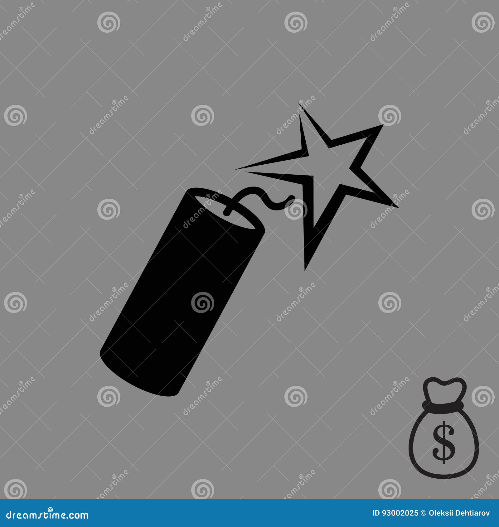 Dynamite Icon Stock Vector Illustration Flat Design Stock Vector ...