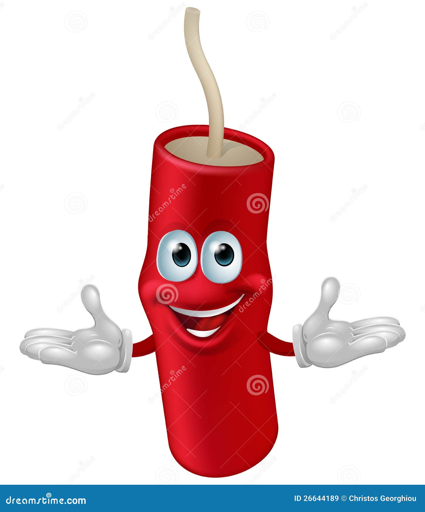 Dynamite mascot stock vector. Illustration of happy, character - 26644189