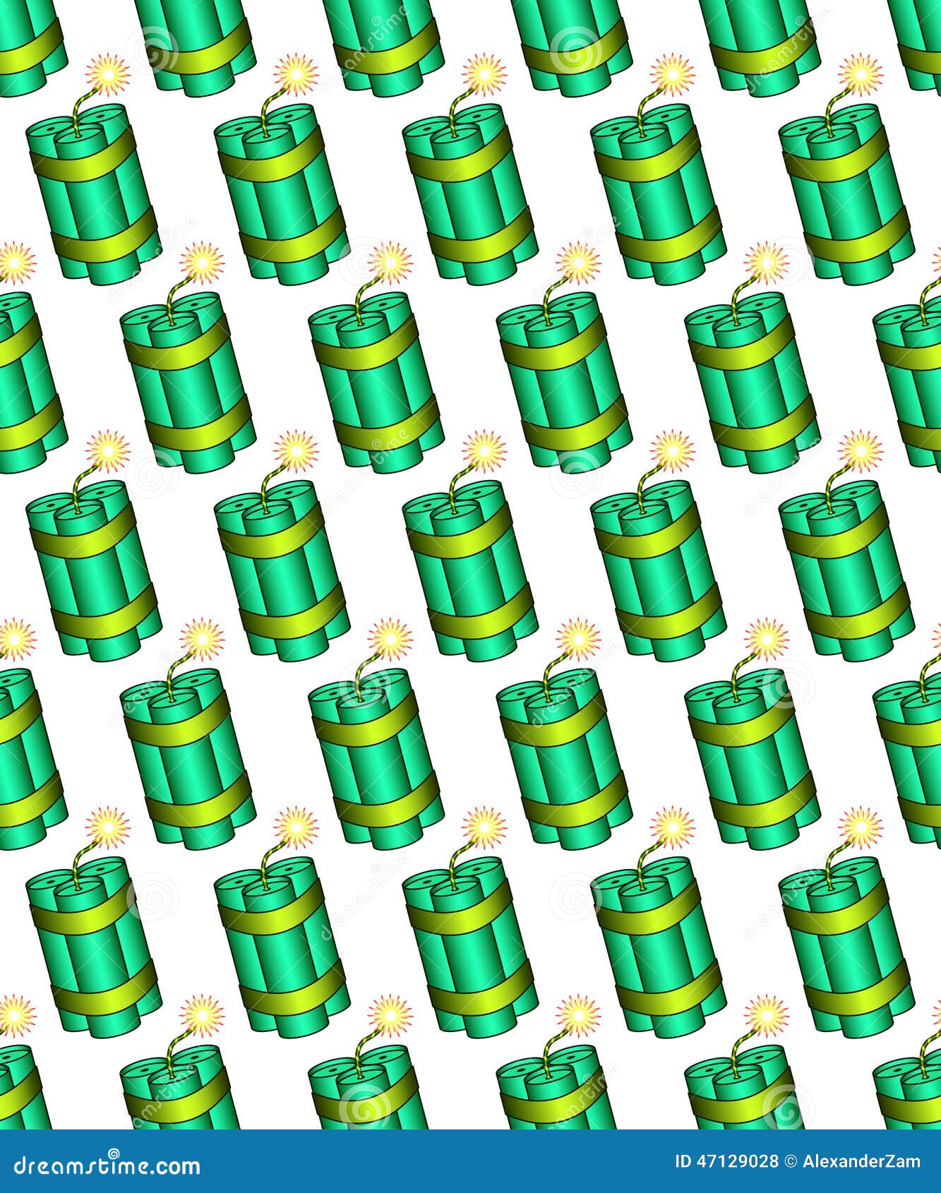 Dynamite pattern stock vector. Illustration of high, destruction - 47129028