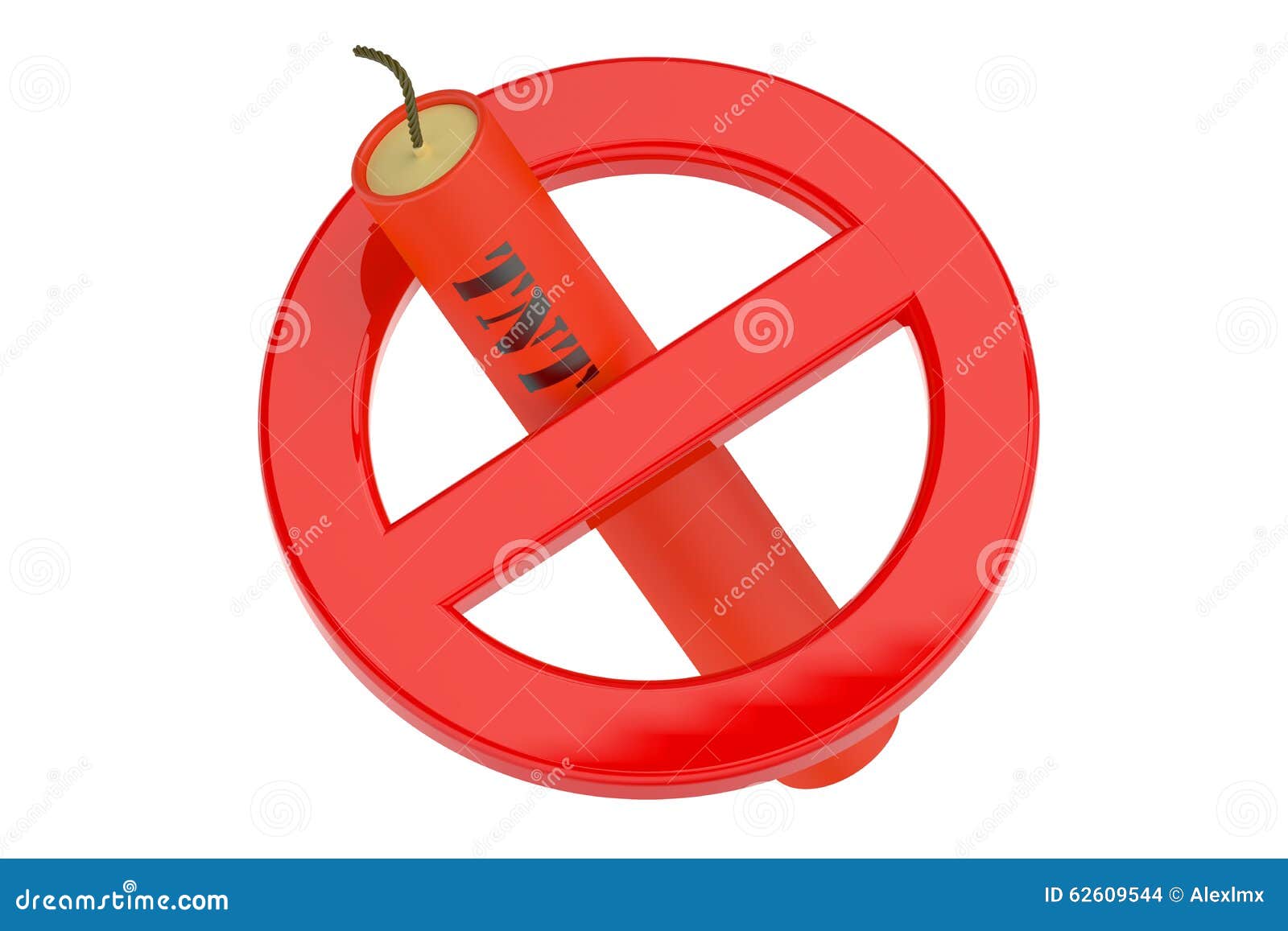 Dynamite In Prohibition Sign Stock Photo | CartoonDealer.com #62609544