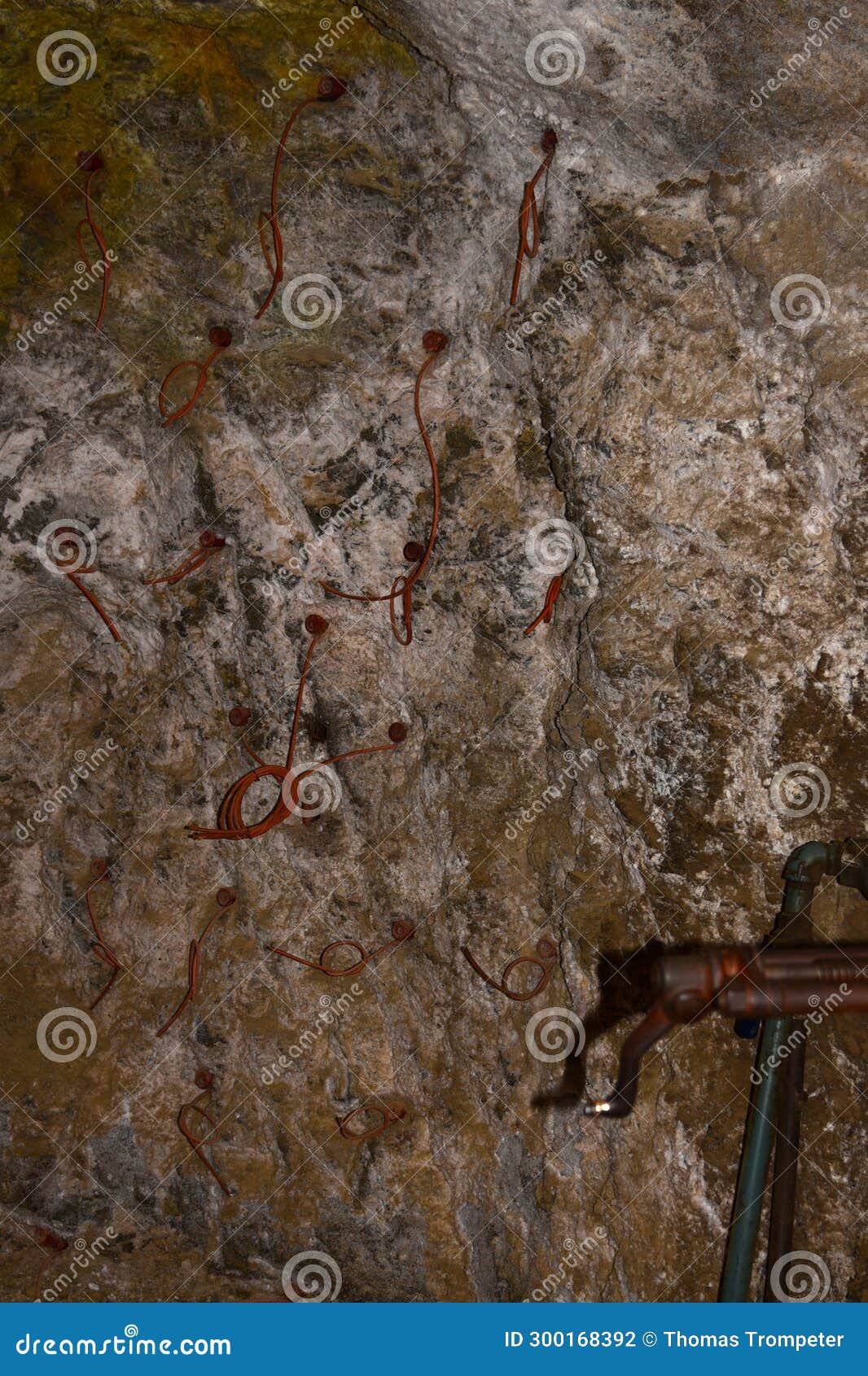 Dynamite in Rock of an Old Gold Mine Stock Photo - Image of explosive ...