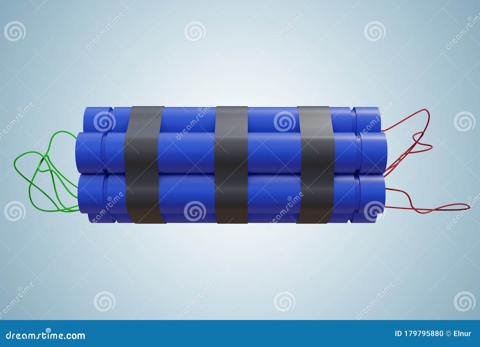 Dynamite Sticks with Dangerous Explosives - 3d Rendering Stock ...