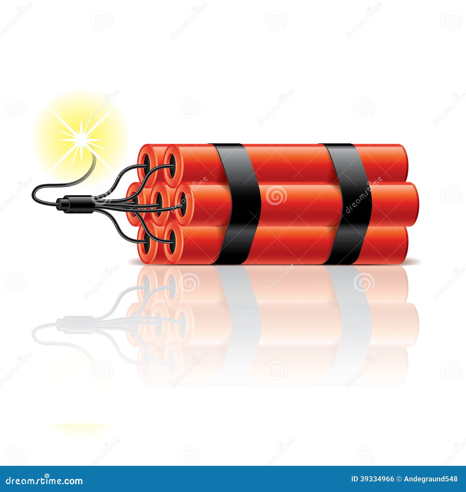 Dynamite Sticks Vector Illustration Stock Vector - Illustration of ...