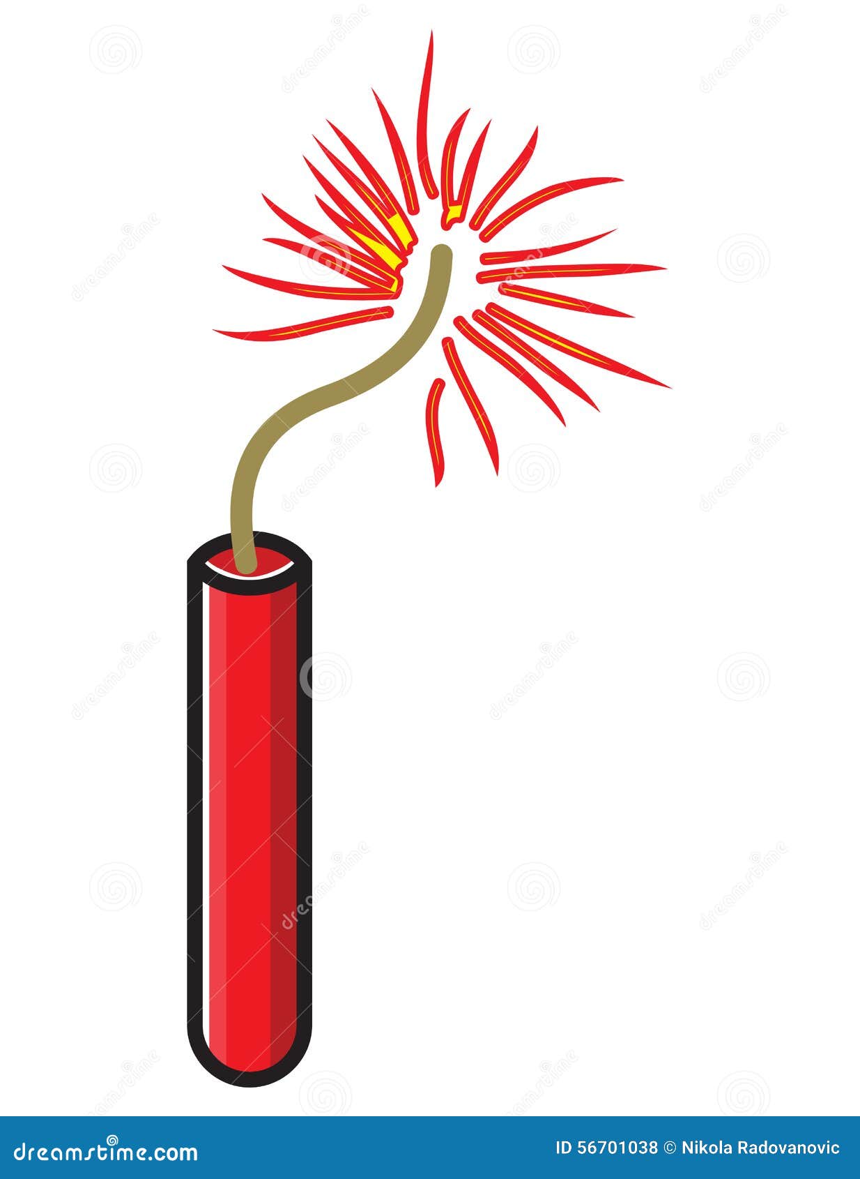 Dynamite stock illustration. Illustration of violence - 56701038