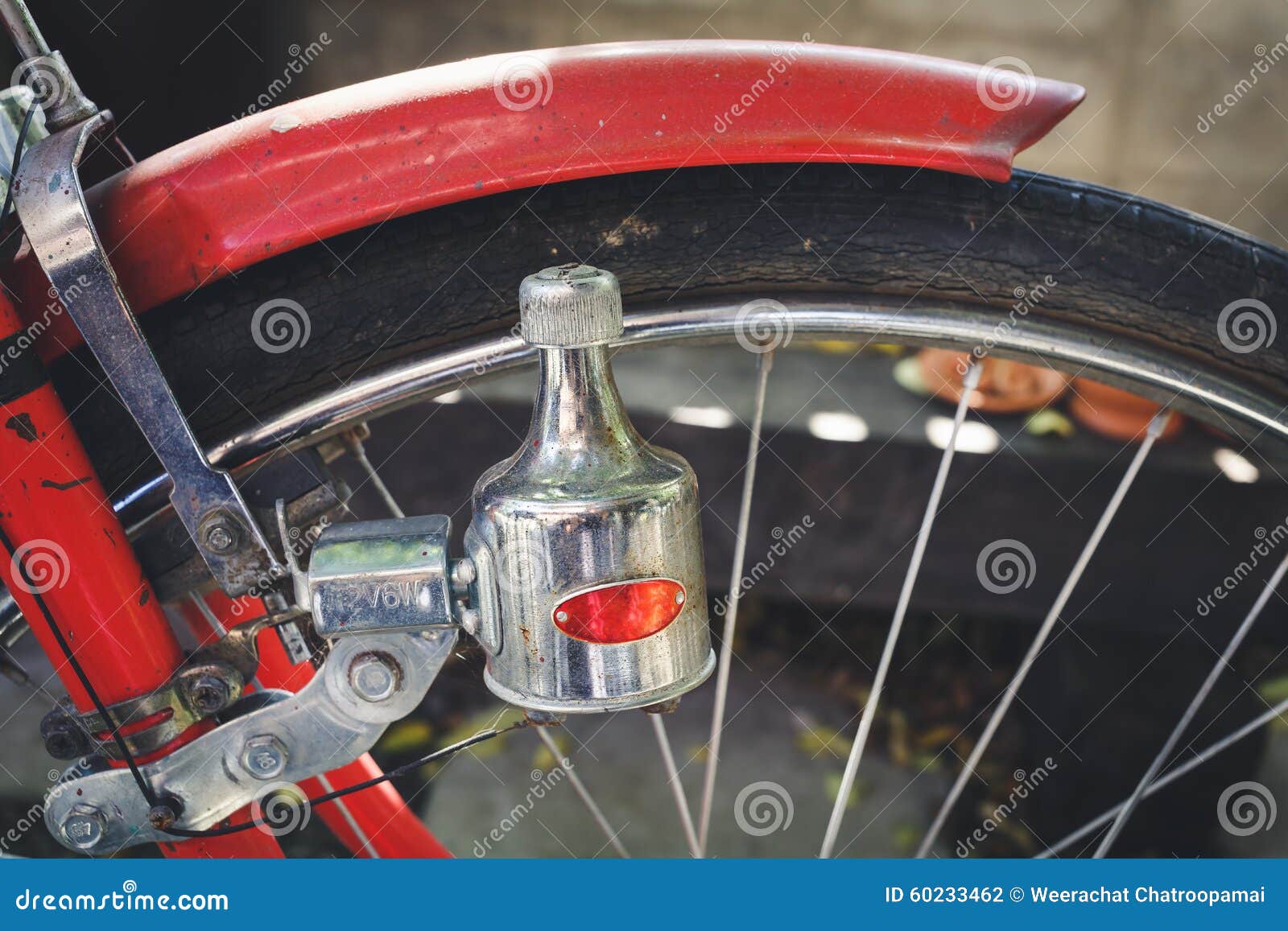Dynamo old bicycle stock photo. Image of bike, electric - 60233462