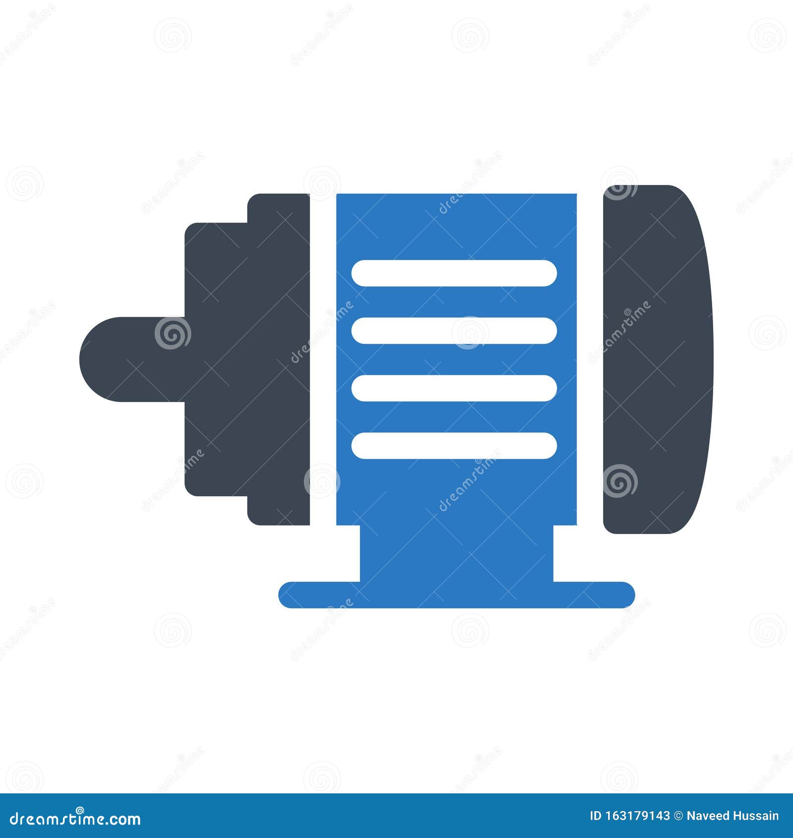 Dynamo Vector Glyph Color Icon Stock Vector - Illustration of color ...