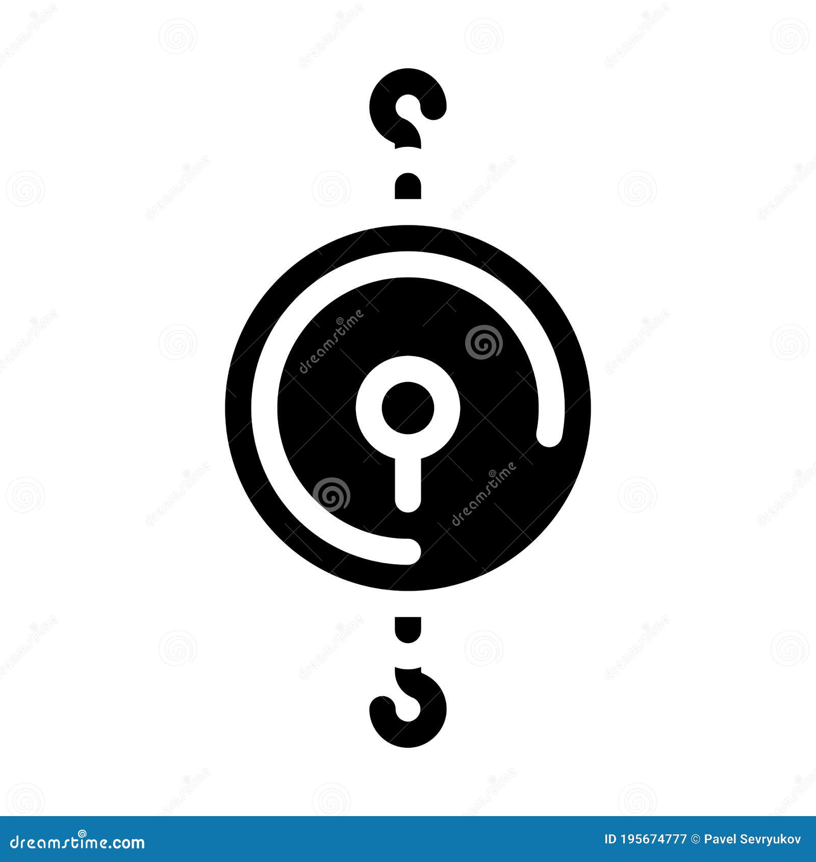 Dynamometer Linear Icon Vector Illustration | CartoonDealer.com #205134716