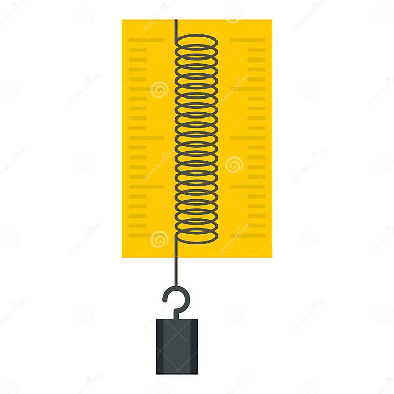 Dynamometer with Weights Icon Isolated Stock Vector - Illustration of ...