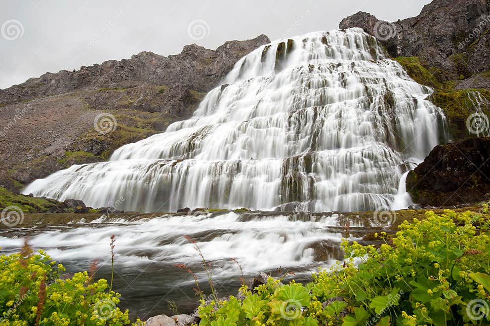 Dynjandi waterfall stock photo. Image of extreme, huge - 20757770
