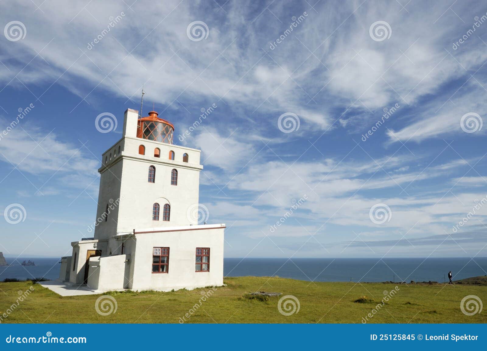 Dyrholaey Lighthouse, Iceland Stock Image - Image of lonely, lamp: 25125845