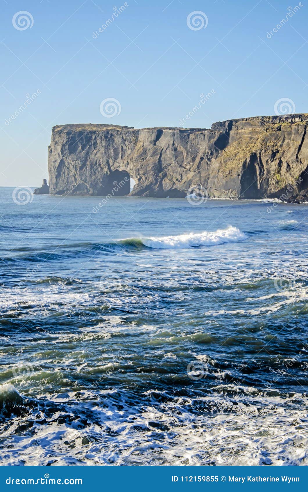 Dyrholaey Natural Arch South Coast Iceland Stock Image - Image of arch ... Dyrholaey Natural Arch South Coast Iceland Stock Image - Image of arch ...