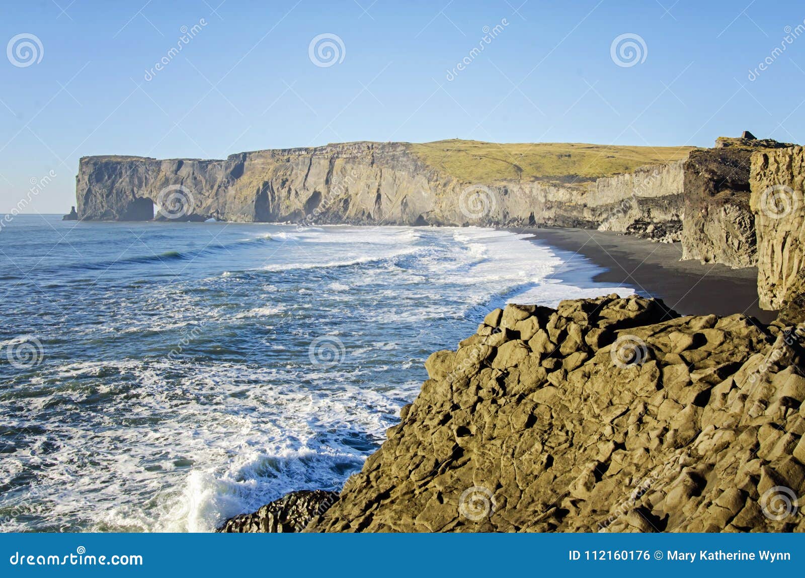 Dyrholaey Natural Arch South Coast Iceland Stock Photo - Image of ... Dyrholaey Natural Arch South Coast Iceland Stock Photo - Image of ...