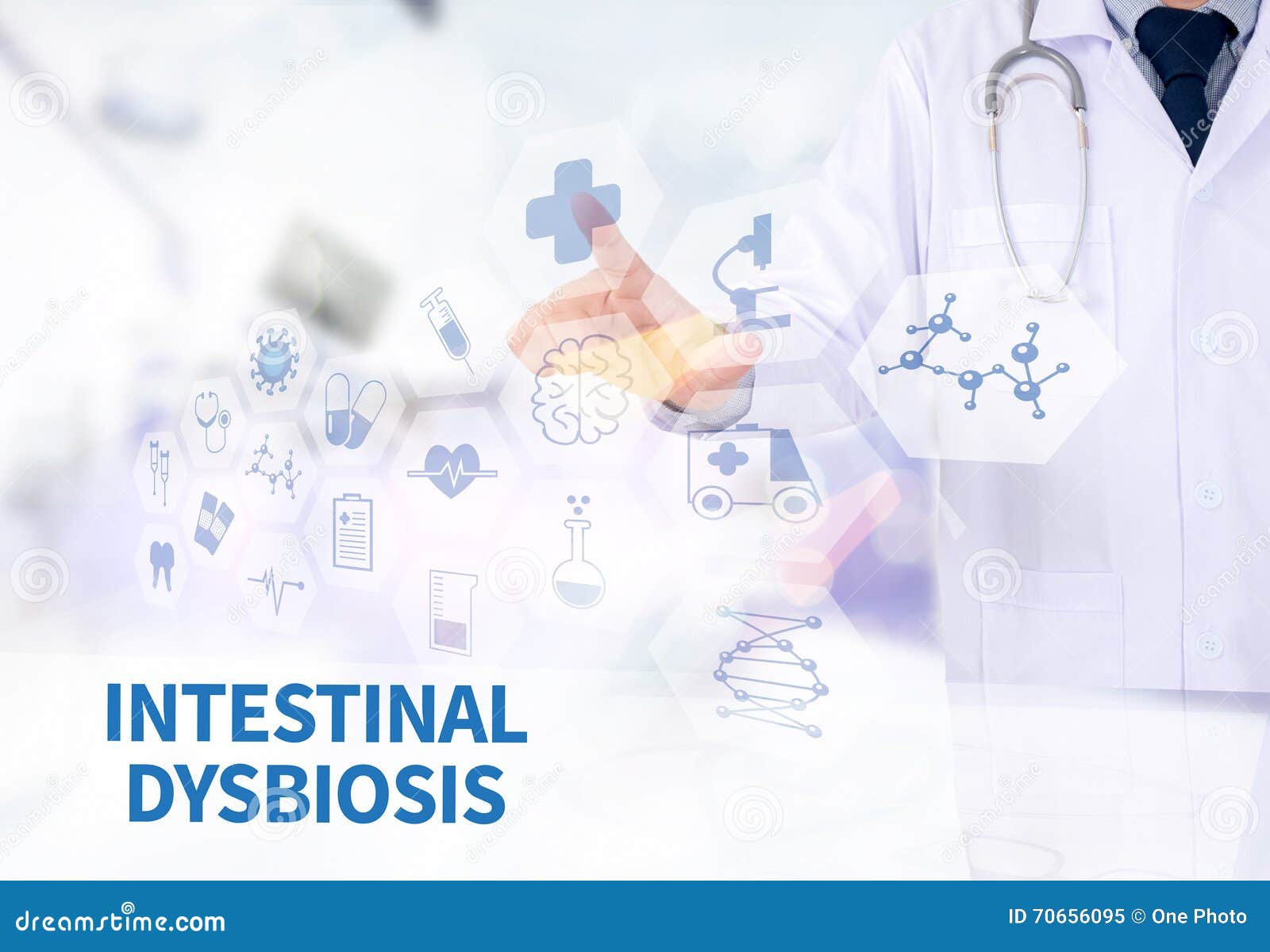 DYSBIOSIS INTESTINAL imagen de archivo. Imagen de bacterias - 70656095