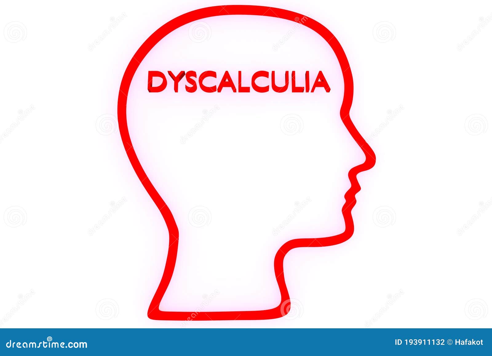 DYSCALCULIA - Disorder Concept Stock Illustration - Illustration of ...