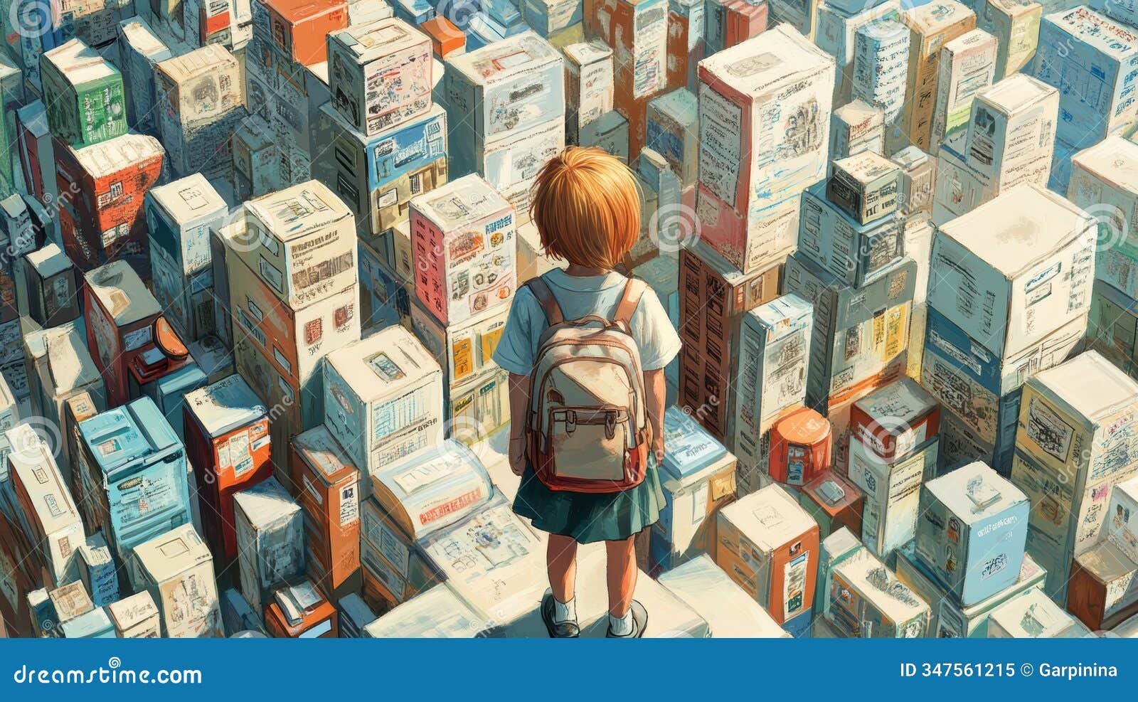 Dyscalculia concept stock illustration. Illustration of structure ...